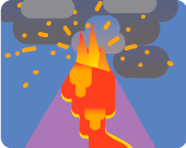 volcanic eruption